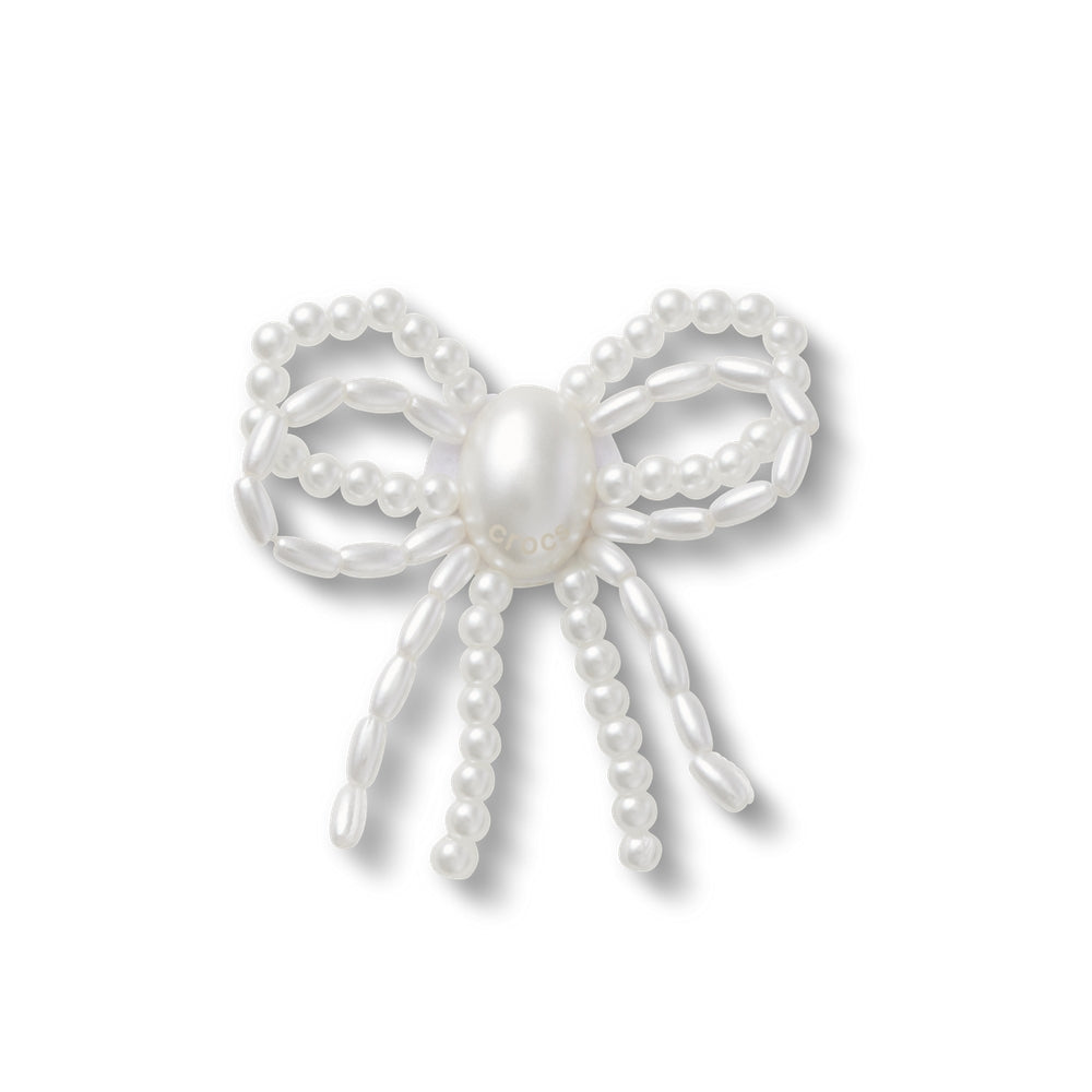 Jibbitz™ Charm White Pearl Beaded Bow – Crocs™ Việt Nam