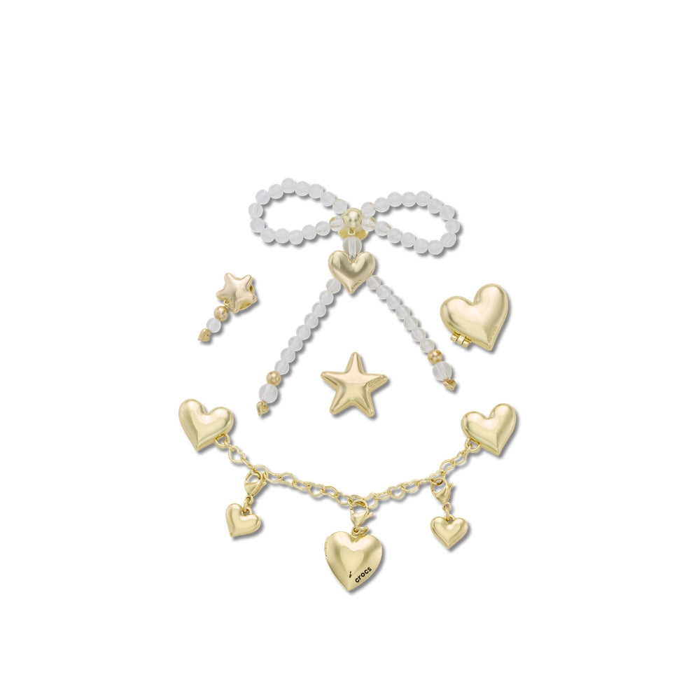 Jibbitz™ Charm Gold Hearts and Stars – Crocs™ Việt Nam