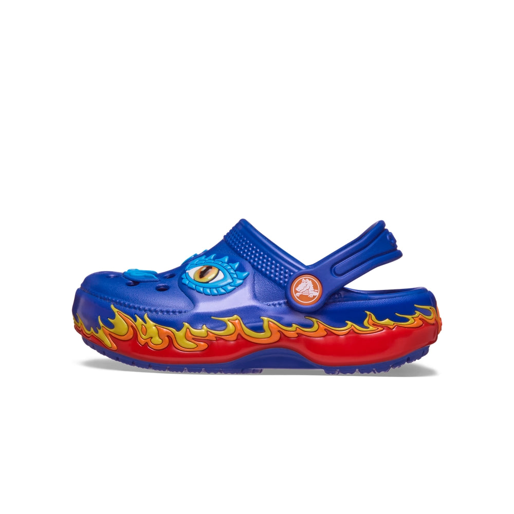 Giày Clog Trẻ Em Crocs Toddler Iam Dragon Lights Classic - Blue Bolt ...