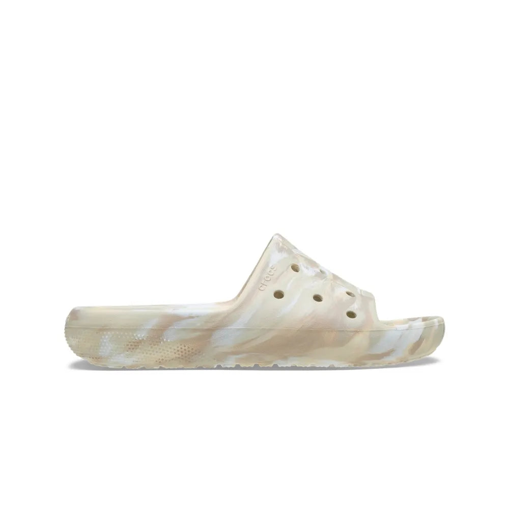 Dép Quai Ngang Unisex Crocs Classic Marbled - Bone