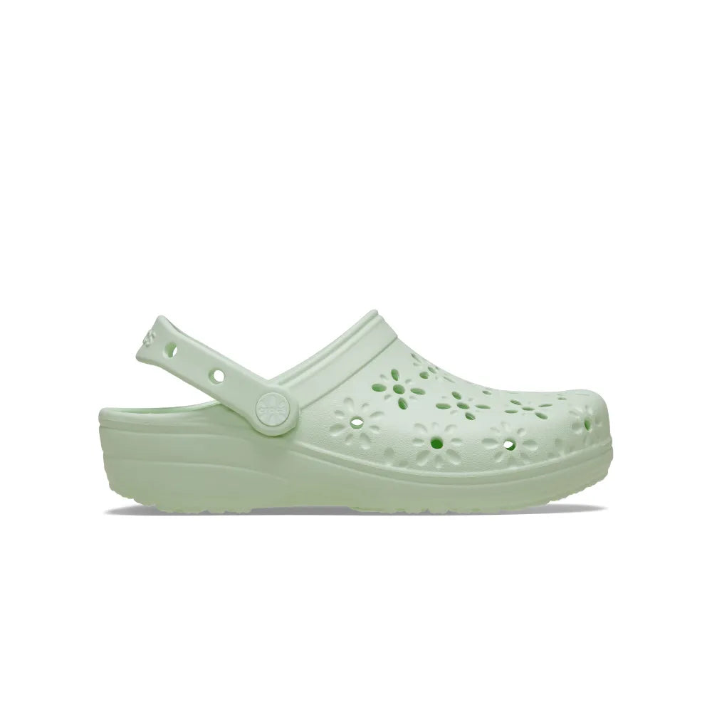 Giày Clog Unisex Crocs Classic Floral Cutout - Jade Tint – Crocs™ Việt Nam